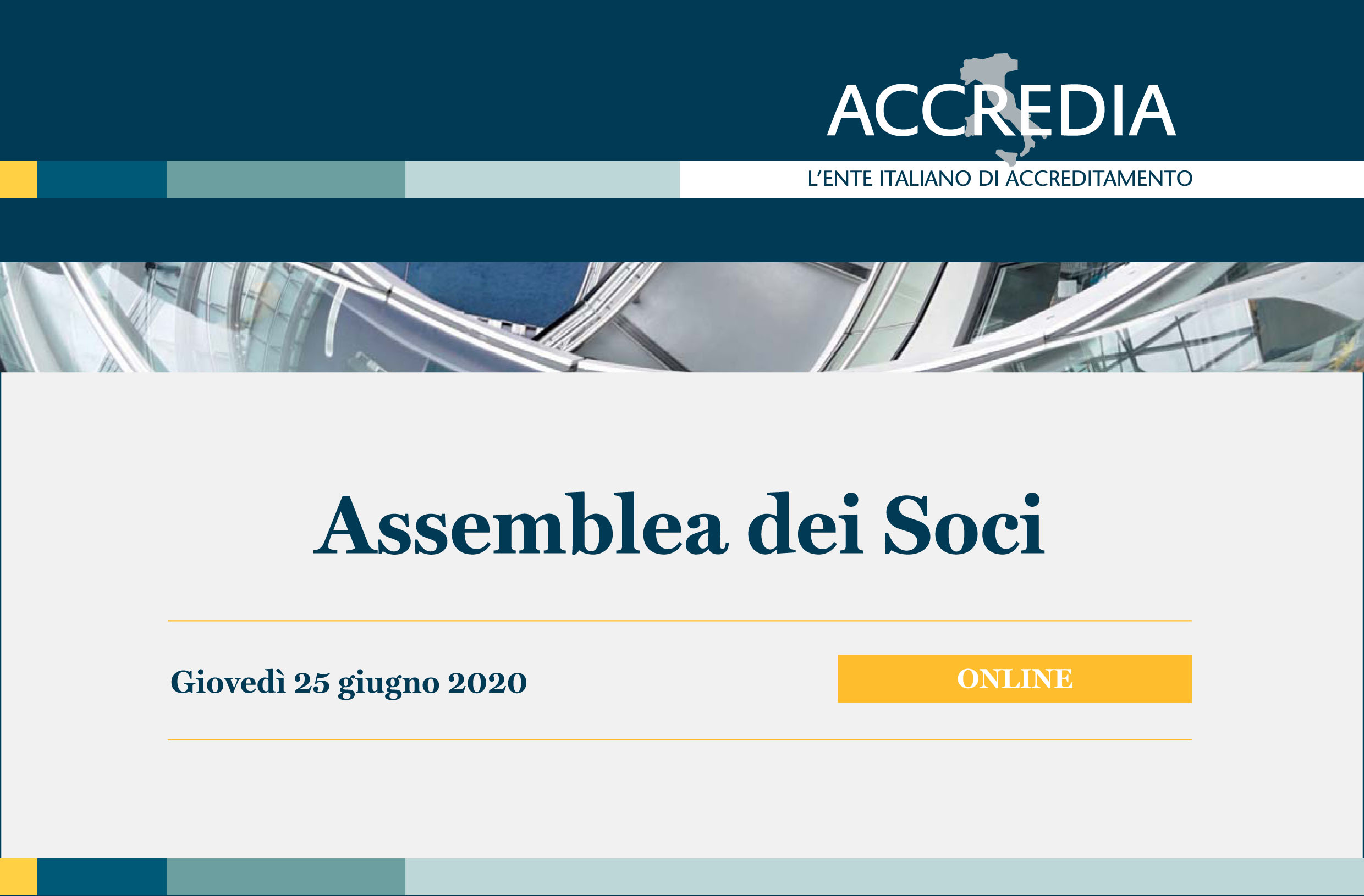 Assemblea Ordinaria dei Soci di Accredia 2020 - Accredia
